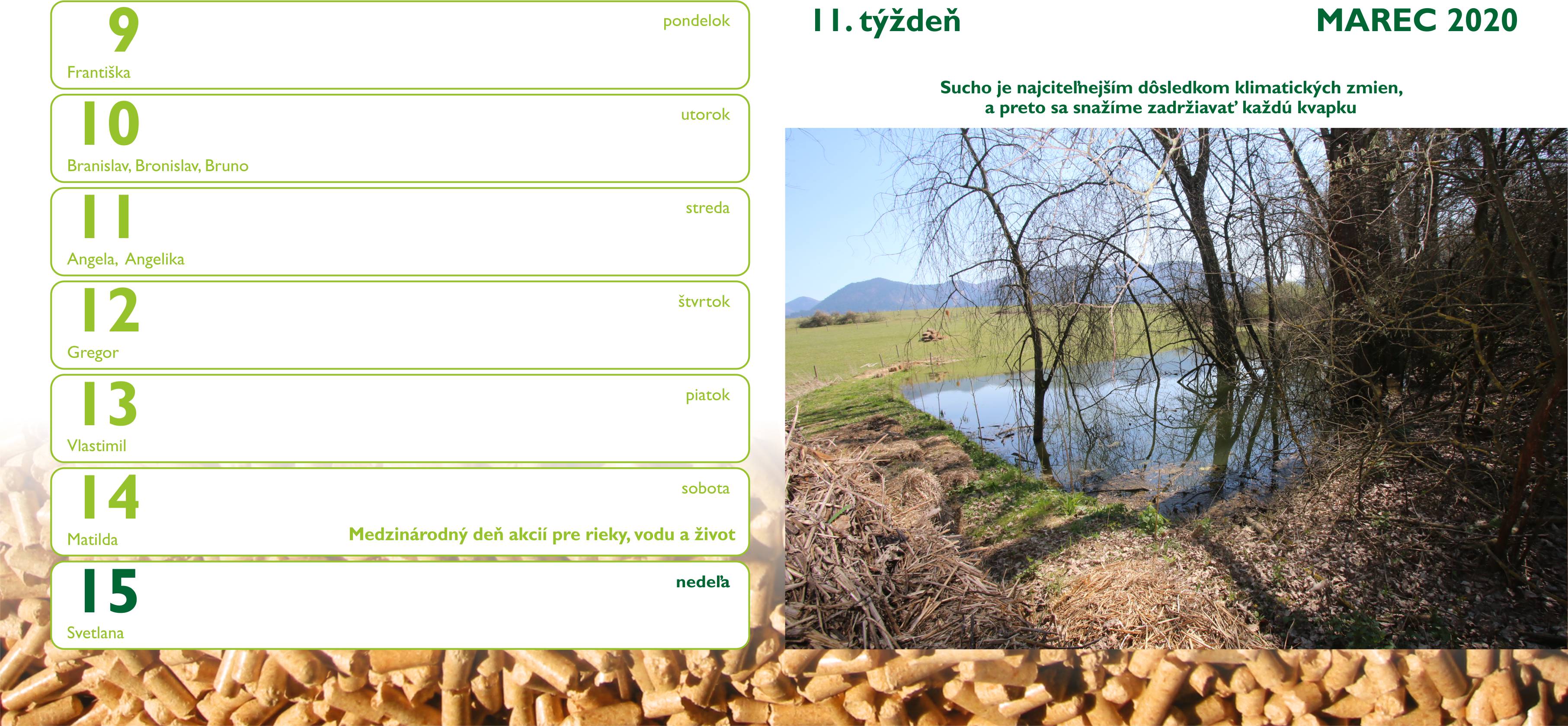 Kalendár 2020 – Bioklimatický Park Drienová